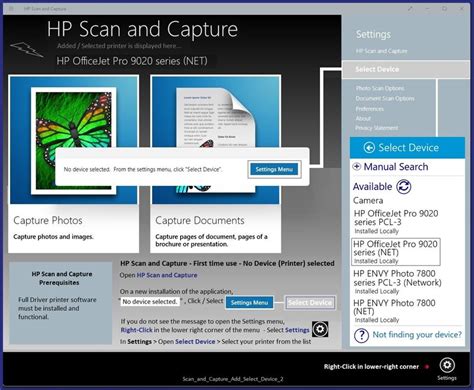 Finding Envy 6458e On The Scan And Capture Device Hp Support Community 8618559