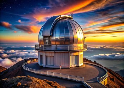 Astronomical Telescope Exploring The Wonders Of The Cosmos Premium Ai