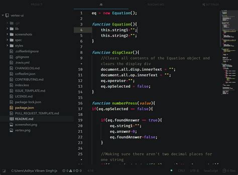 GitHub Xypnox Vertex Ui A Dark Slim UI For Atom
