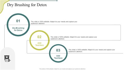 Dry Brushing For Detox In Powerpoint And Google Slides CPP PPT Presentation