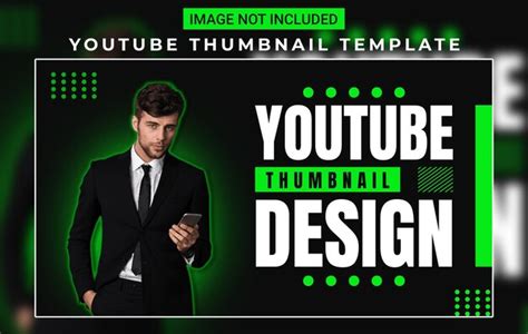 Premium Psd Modern And Professional Youtube Thumbnail Design In Green Color Theme Fully