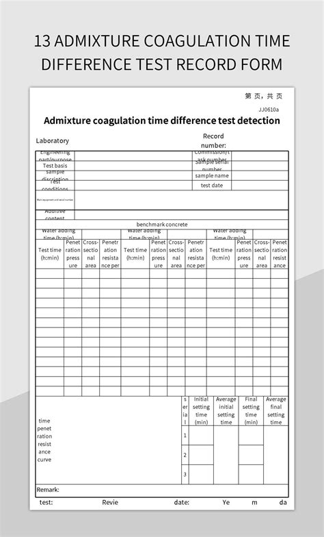 Free Laboratory Tests Templates For Google Sheets And Microsoft Excel Slidesdocs