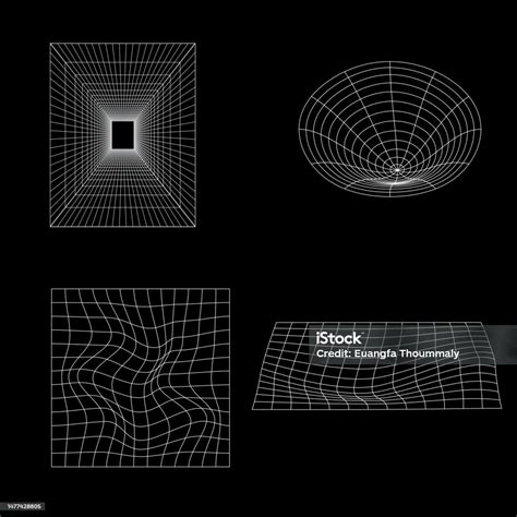 3d 와이어 프레임 모양 사이버 네오 미래 그리드 3d 메쉬 개체 및 모양 0명에 대한 스톡 벡터 아트 및 기타 이미지 0명