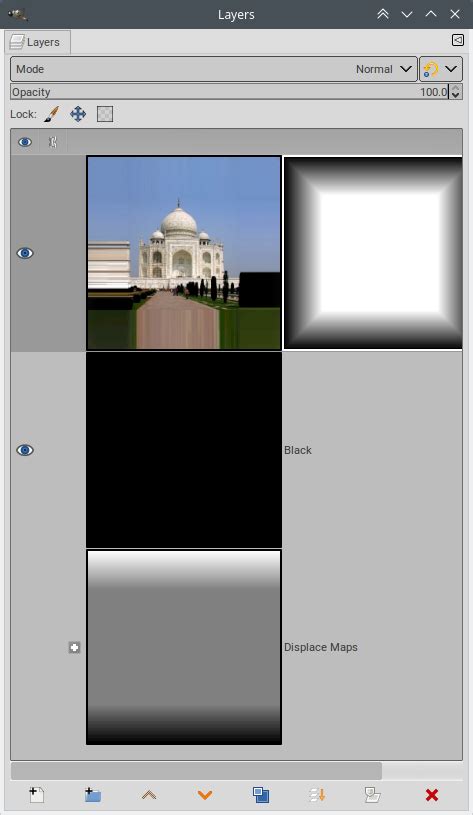 gradient gimp extend border of image fading into a color graphic
