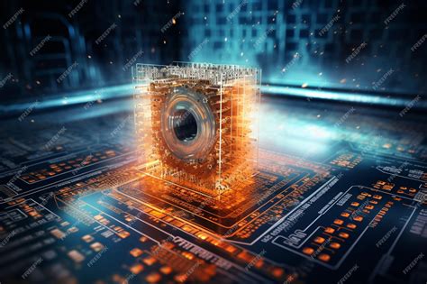 Conceptual Image Representing The Power Of Quantum Computing Featuring