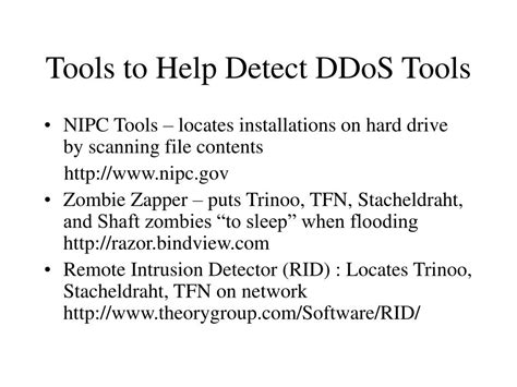 Ppt A Brief History Of Distributed Denial Of Service Attacks Powerpoint Presentation Id 288881