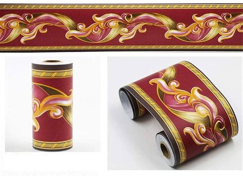 Wallpaper Paste Dostear Peel And Stick Wallpaper Border Self Adhesive