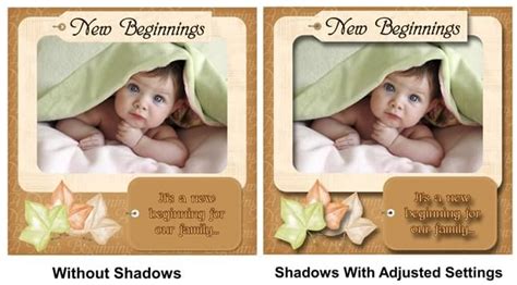 Adding Shadows Tutorial A Stunning Scrapbook Page Effect Scrapbook