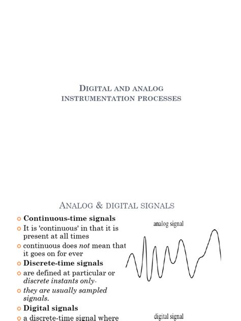 4 Digital And Analog Pdf Analog To Digital Converter Sampling
