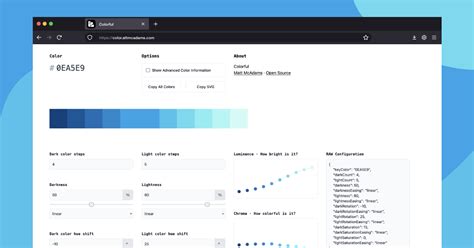 Github Mattmcadamscolorscale A Tool For Creating And Manipulating Colors