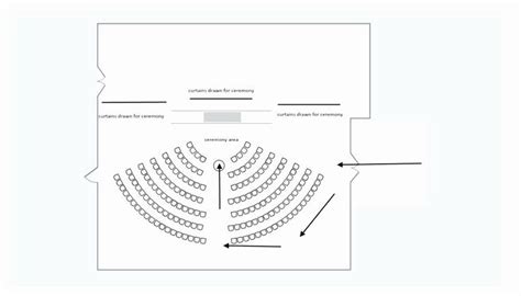 Church Seating Chart Template Elegant Wedding Ceremony Seating