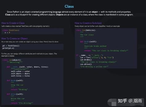 Python核心知识点速查表长图 页pdf 知乎