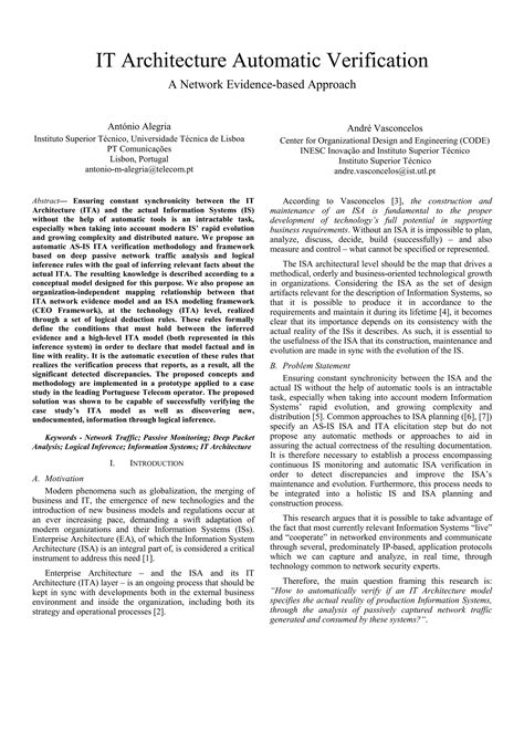 It Architecture Automatic Verification Pdf