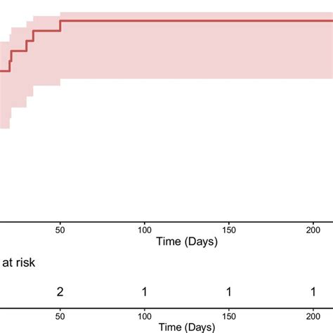 A Cumulative Kaplan Meier Graph Depicting The Time To Diagnosis Of