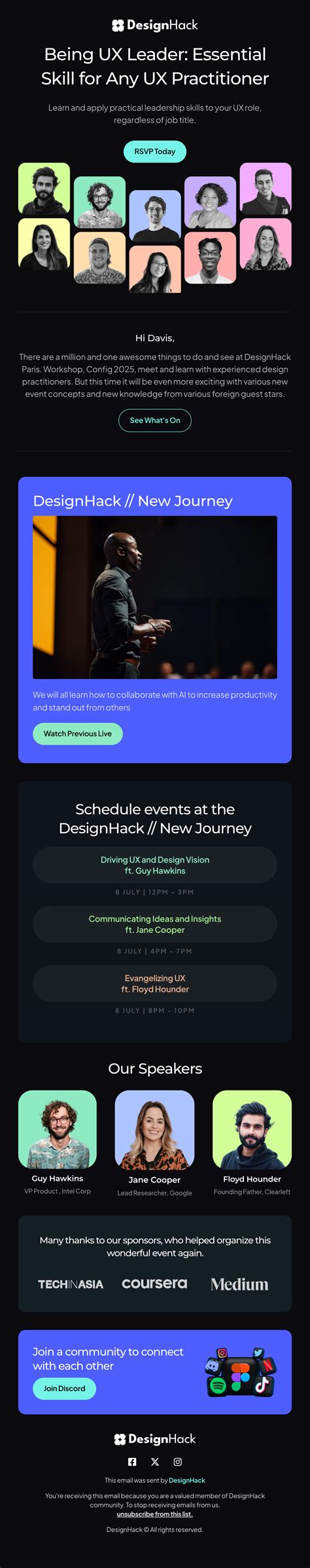 Free Webinar Html Email Templates Designmodo