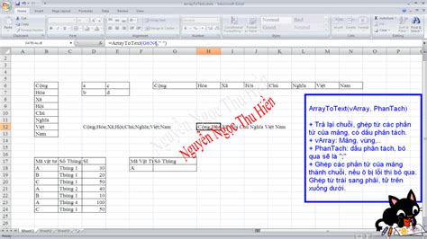 vba excel bài 35 nối chuỗi trong excel vỚi arraytotext hkt soft