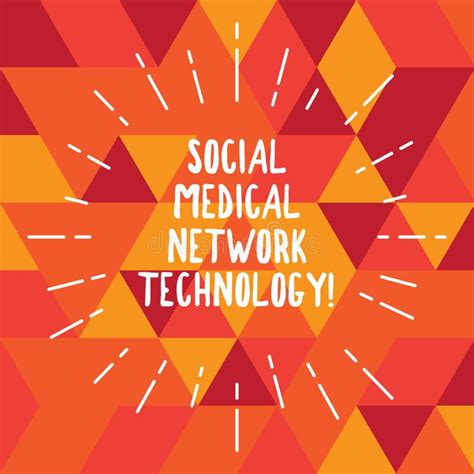 Word Writing Text Social Medical Network Technology Business Concept