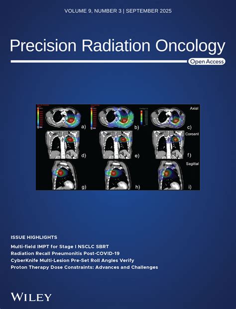 Precision Radiation Oncology Wiley Online Library