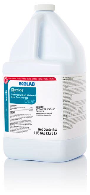 Klercide™ Cleanroom Quat Metered Dose Concentrate Sterile Disinfectants