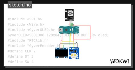 Rtc Oled Wokwi ESP STM Arduino Simulator