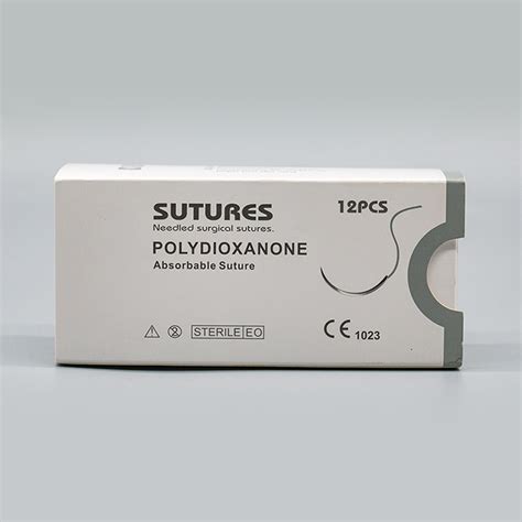 Absorbable Polydioxanone Monofilament Suture With Reverse Cutting Needle From China Manufacturer