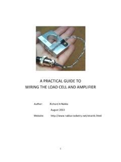 A PRACTICAL GUIDE TO WIRING THE LOAD CELL AND A Practical Guide To Wiring The Load Cell And