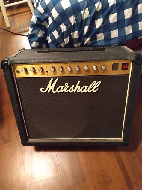 Marshall 5210 50 Watt 12 Combo Amp 80s Black Reverb