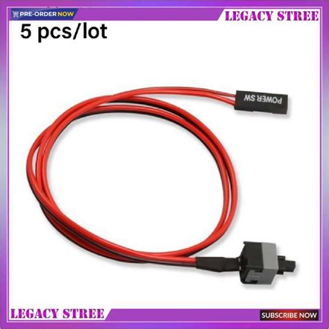 Promo 5 Pcs 50cm 2 Pin Sw Pc Power Cable Onoff Push Button Diskon 36 Di Seller Legacy Stree