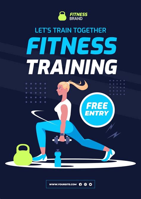 Free Gym Poster Templates To Customize Online Wepik