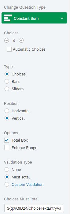 Piping Numerical Response To Previous Question Into Custom Validation Of Text Entry Form Xm