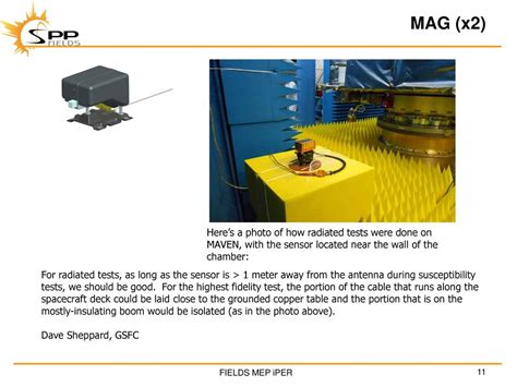 Solar Probe Plus FIELDS Main Electronics Package IPER EMC Feb 2 Ppt Download