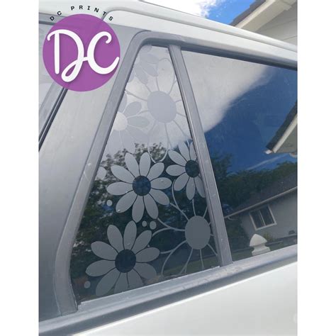 Daisies Car Decal Car Window Decal Vinyl Decal Sticker Rear Window