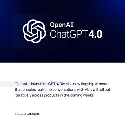 Md Abdullah On Linkedin Openais New Gpt 4 Omni Model Enables Real