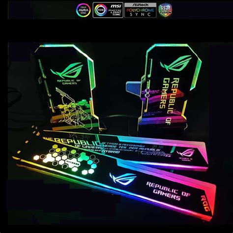 GPU HOLDER STAND 5V ARGB 3Pin GPU Support Holder Graphics Card Holder Stand Shopee Malaysia