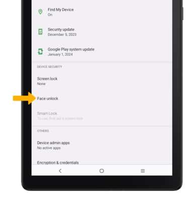 TCL TAB SE R Secure My Device AT T