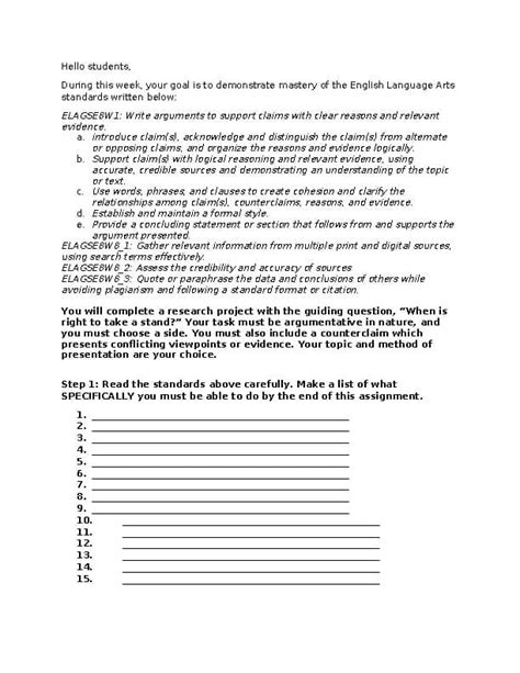 Learning Contract Template For Ted Learners Tpt