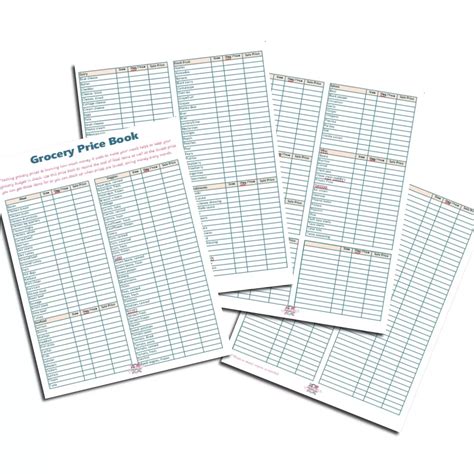 Grocery Price Book Grocery Price Book Grocery Price Price Book