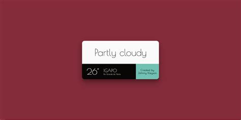 Github Johnnykleysonweather App O Clima Apresentado De Acordo Com A