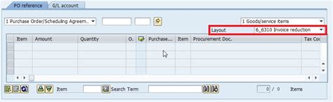 configuration option in po reference tab sap community