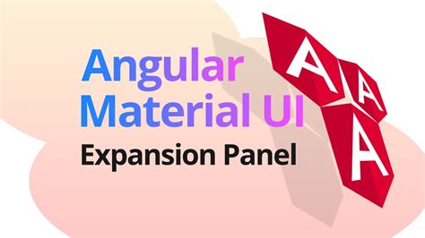Angular Material UI Expansion Panel YouTube
