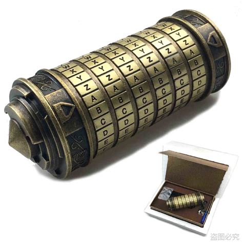 Leonardo Da Vinci Code Toys Metal Cryptex Locks Wedding Ts Valentine