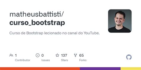 GitHub Matheusbattisti Curso Bootstrap Curso De Bootstrap Lecionado No Canal Do YouTube