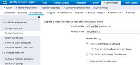 Cisco Ise 24 Certificate Install Networkproguide
