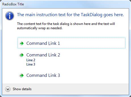 C CommandLink In WPF Stack Overflow