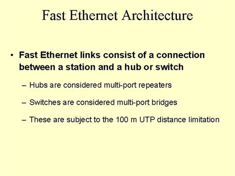 Module 7 Chapter 6 Ethernet Technologies 10 Mbps