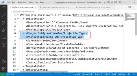 C Custom Project Template For Visual Studio YouTube