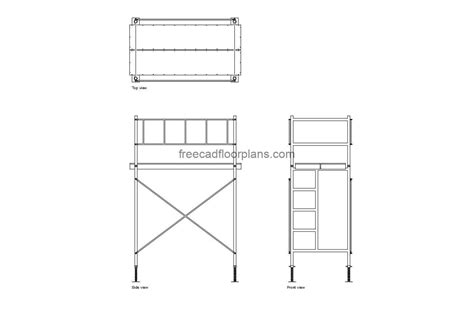 Steel Scaffolding Free Cad Drawings
