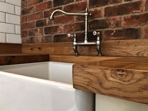 Rustic Oak Kitchen Worktops Earthy® Timber Pro