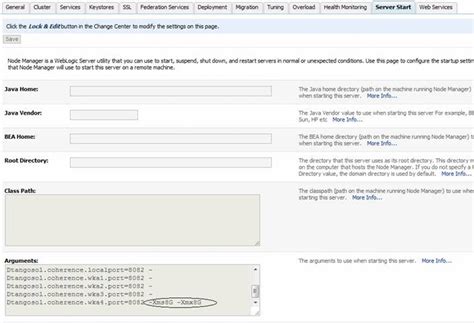 My Experiences With Soa How To Specify Different Heap Settings For Weblogic Admin Server And