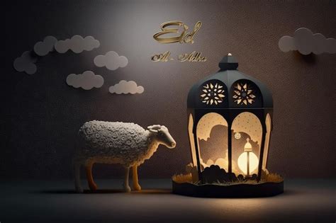 Eid Al Adha 배너 디자인 이슬람 커뮤니티 축제 이슬람 휴일 라마단 Raya Hari Eidaladha 및 Mawlid Generative Ai를 위한 이슬람 아랍어